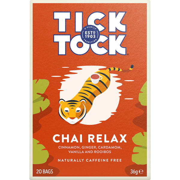 Tick Tock Chai Relax Tea 20's – Tea Times Trade Shop