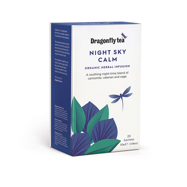 Night Sky Calm, Organic Herbal Infusion, 20 sachets – Tea Times Trade Shop